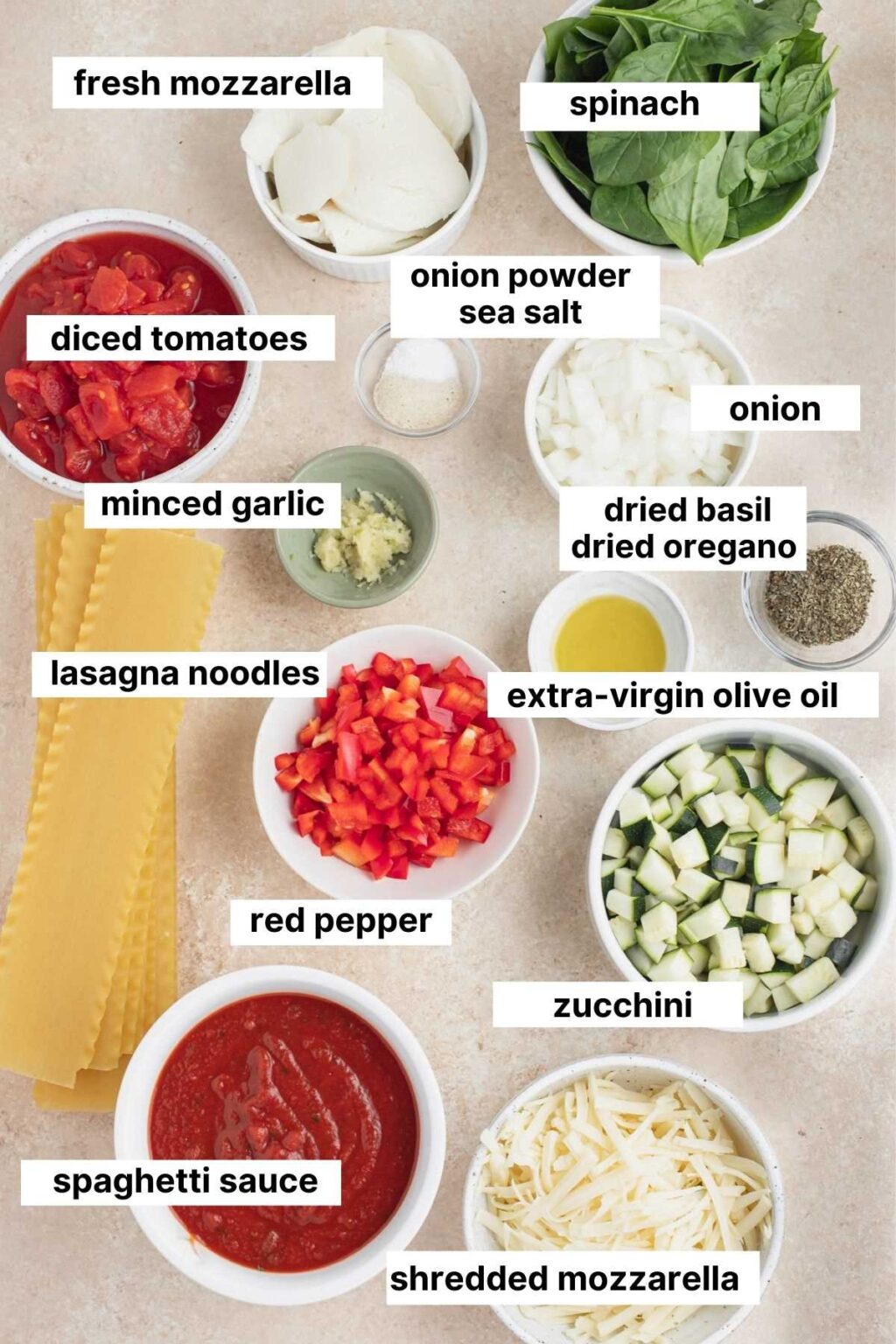 Easy! Vegetarian Lasagna Skillet - gluten free option - Clean Plate Mama