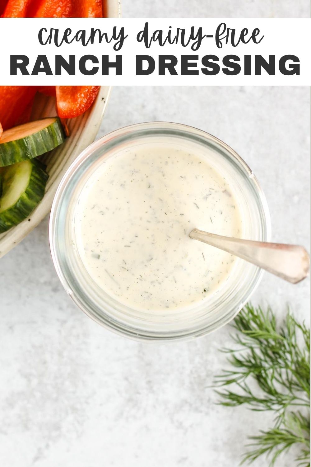 Easy Dairy-free Ranch Dressing {Paleo friendly} - Clean Plate Mama