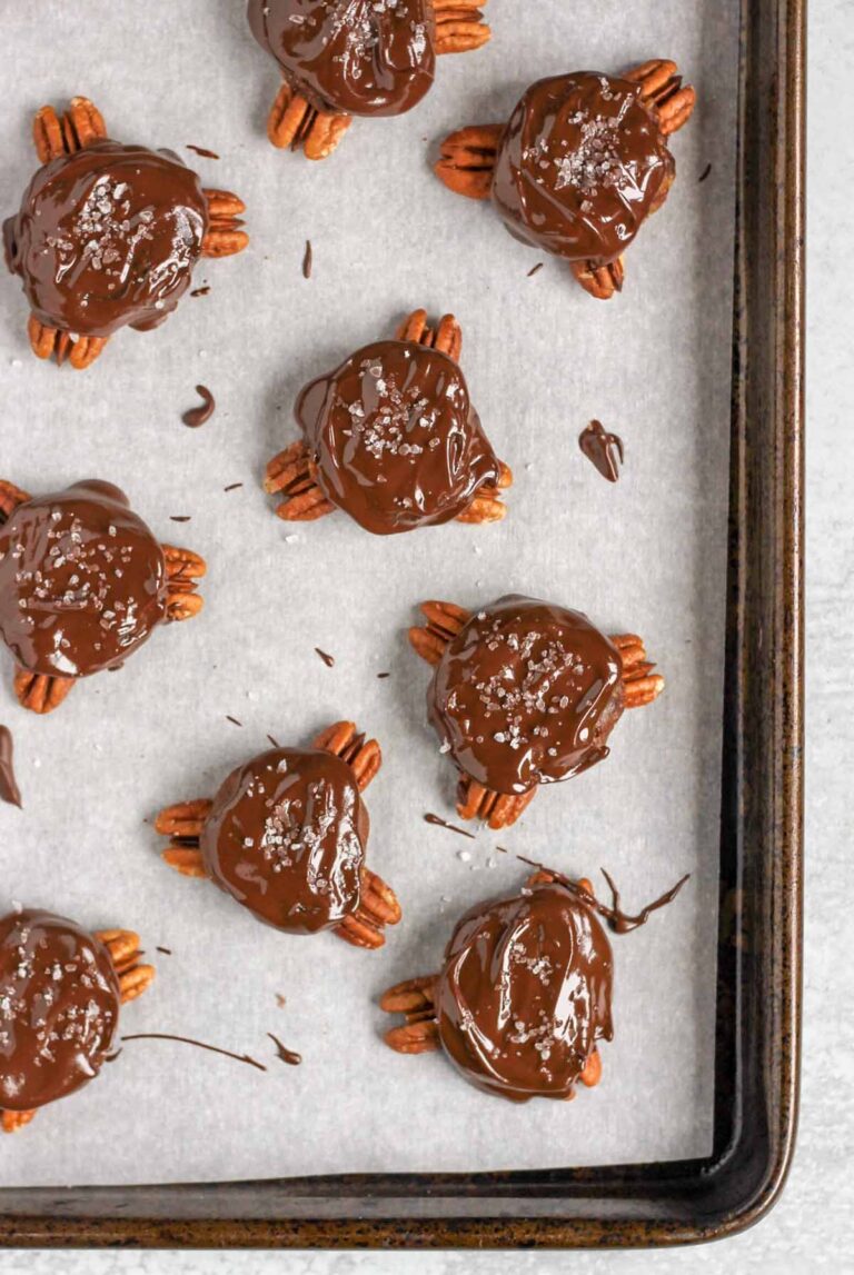 Vegan Chocolate Turtle Recipe - Clean Plate Mama