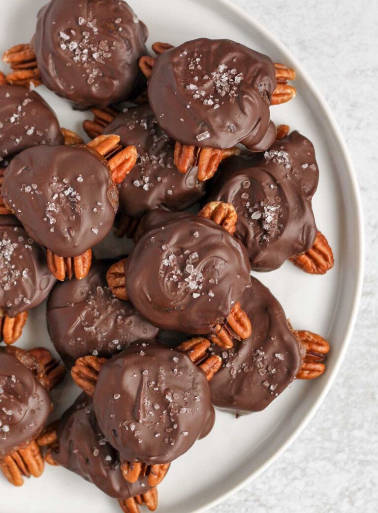 Vegan Chocolate Turtle Recipe - Clean Plate Mama