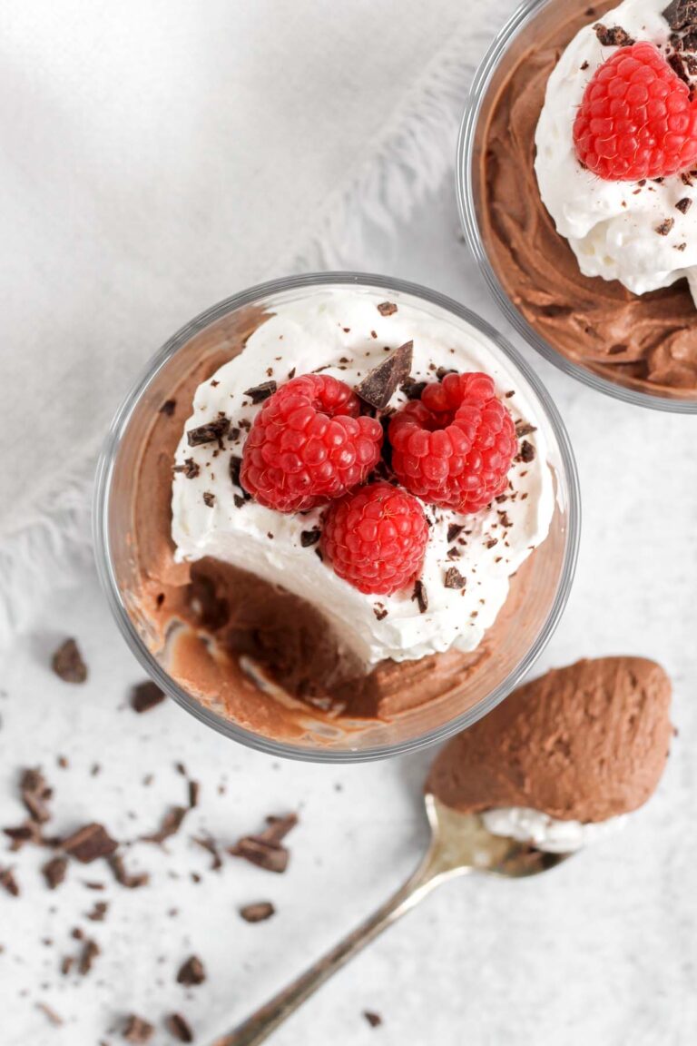 Easy Vegan Chocolate Mousse - Clean Plate Mama